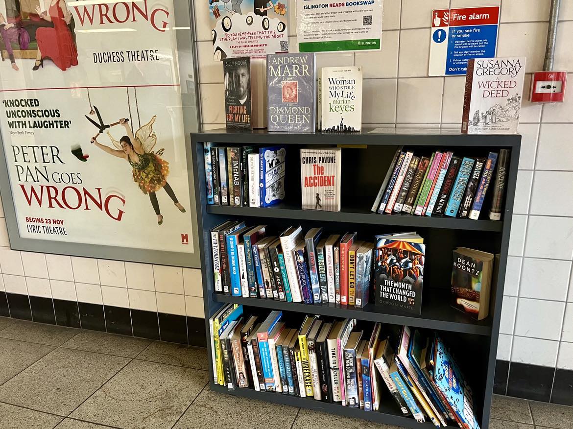WATCH: TfL book swaps encourage commuters to get reading
